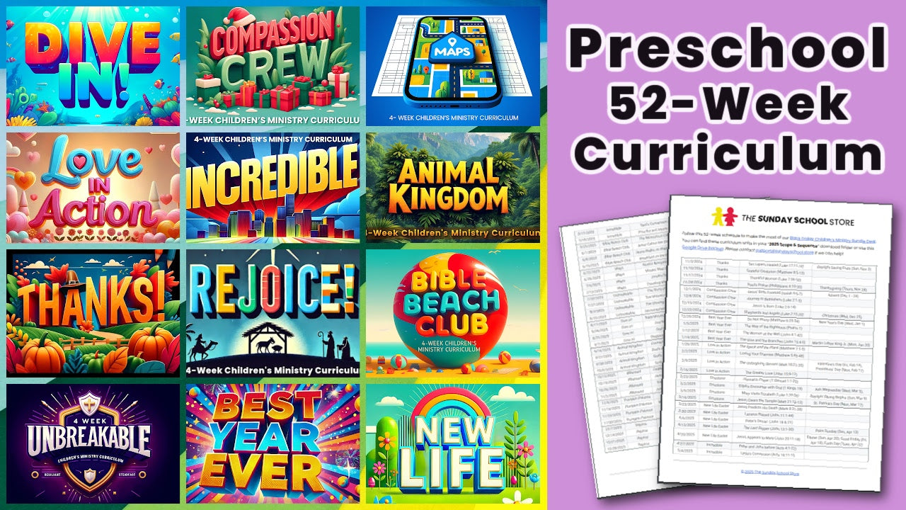 Children's Ministry Curriculum Bundle Deals – Sunday School Store