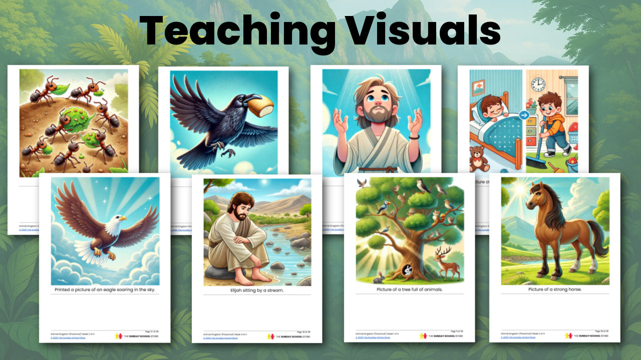 Animal Kingdom PreK 4-Week Preschool Curriculum (ages 3-5) – Sunday ...