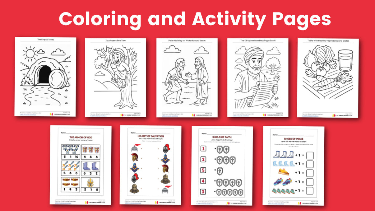 Armor of God 6-Week Preschool Curriculum (ages 3-5) – Sunday School Store