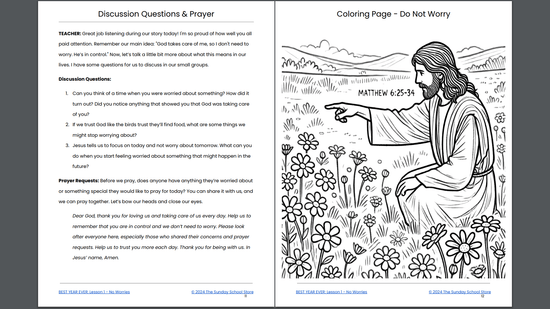 [NEW] 2025 BEST YEAR EVER: 4-Lesson New Year's Sunday School Curriculu ...