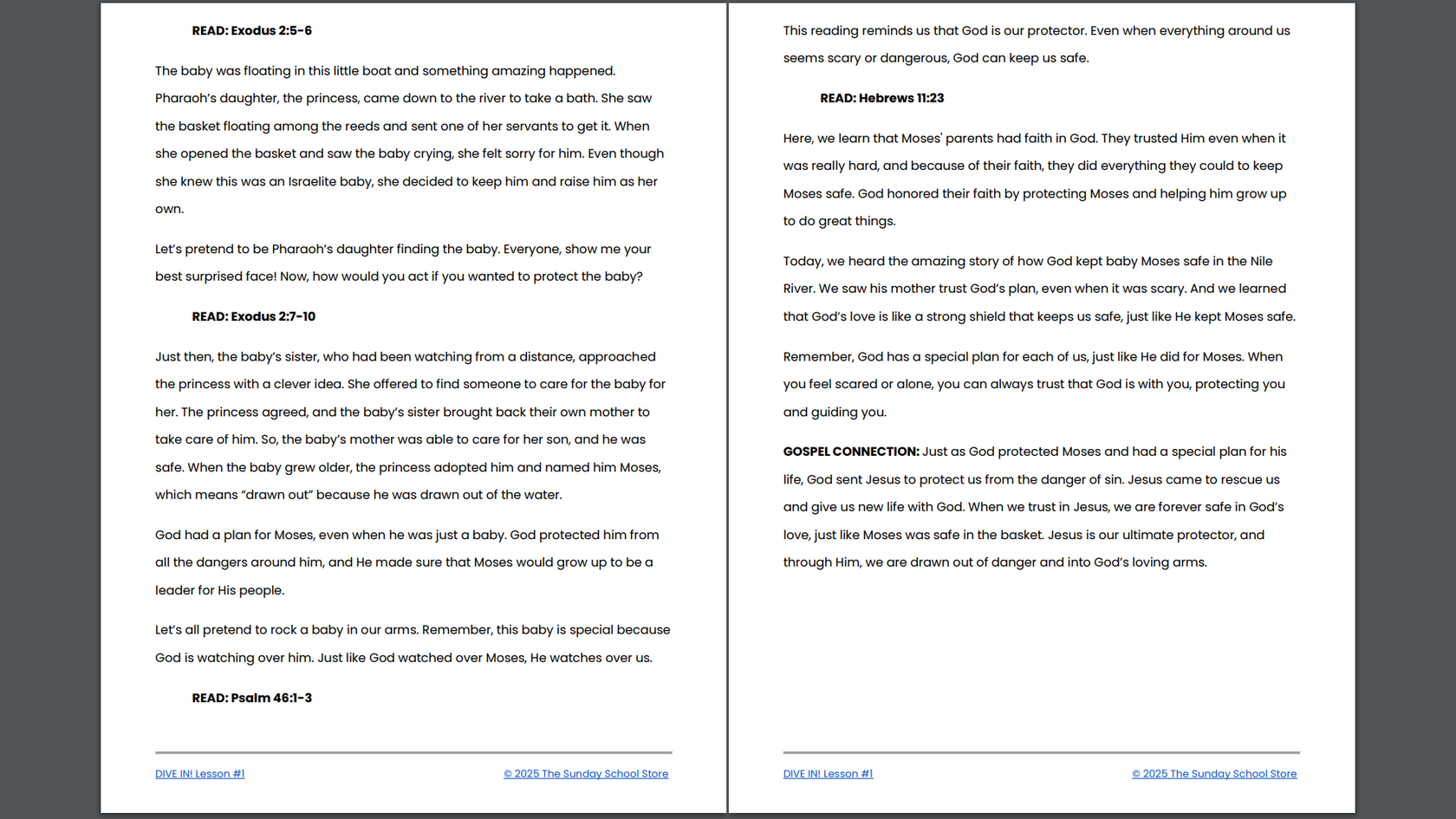 Dive In! 4-Week Children’s Ministry Curriculum (ages 6-12) – Sunday ...