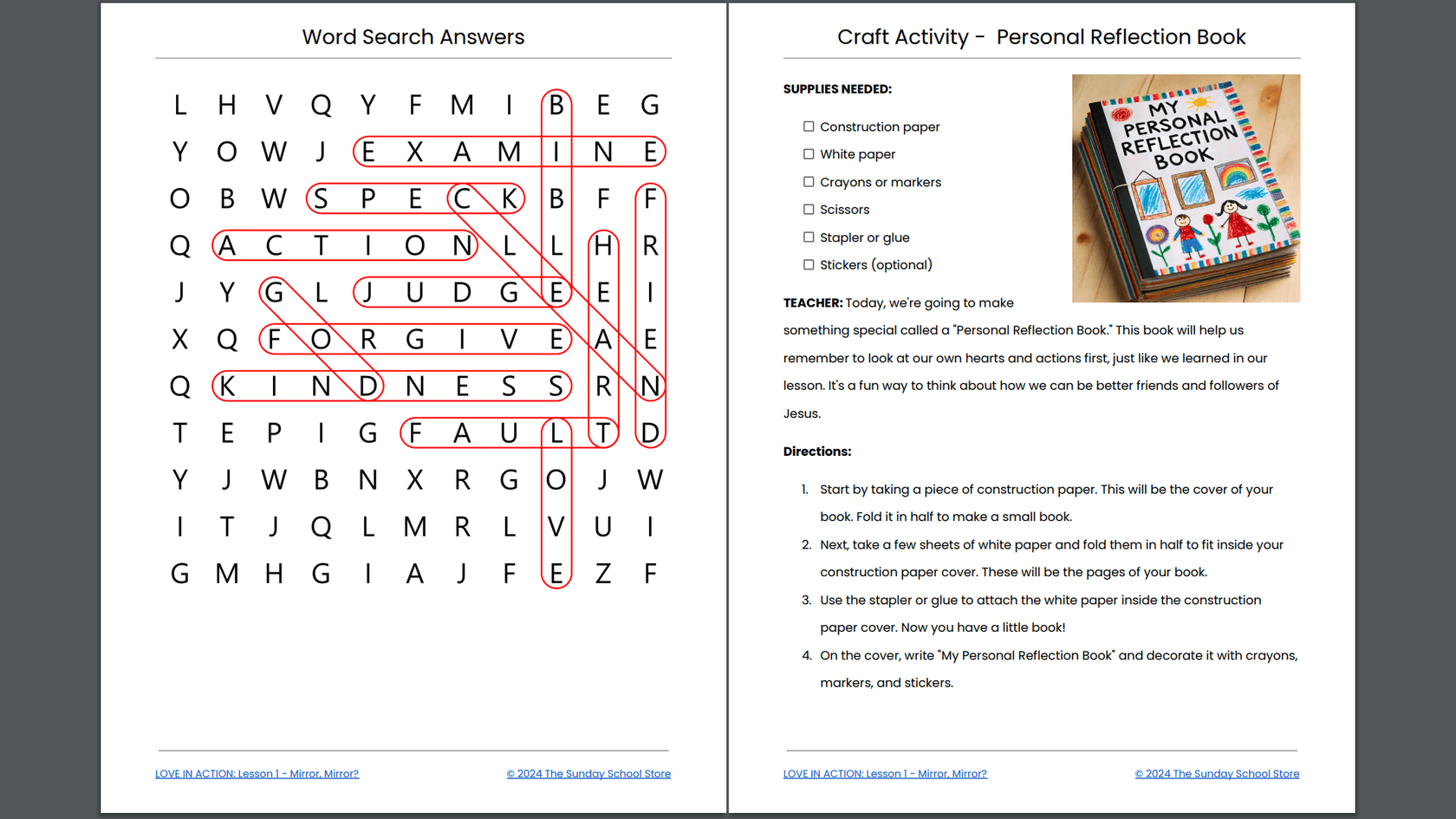 LOVE IN ACTION: 4-Lesson Valentine's Sunday School Curriculum for Chil ...