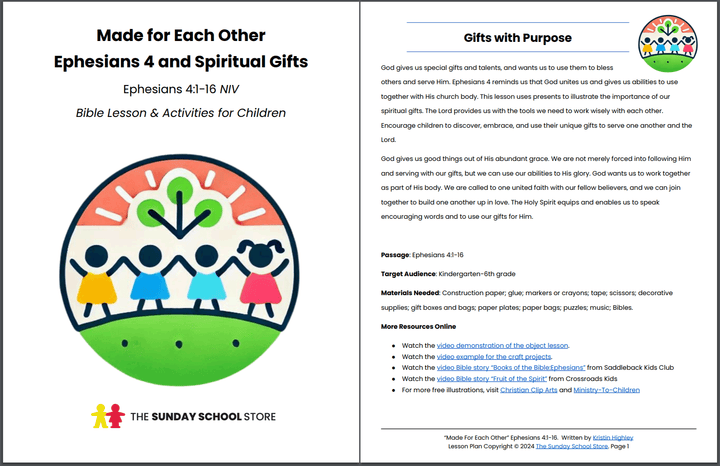 The Sunday School Store: Children's Ministry Curriculum & Printable ...