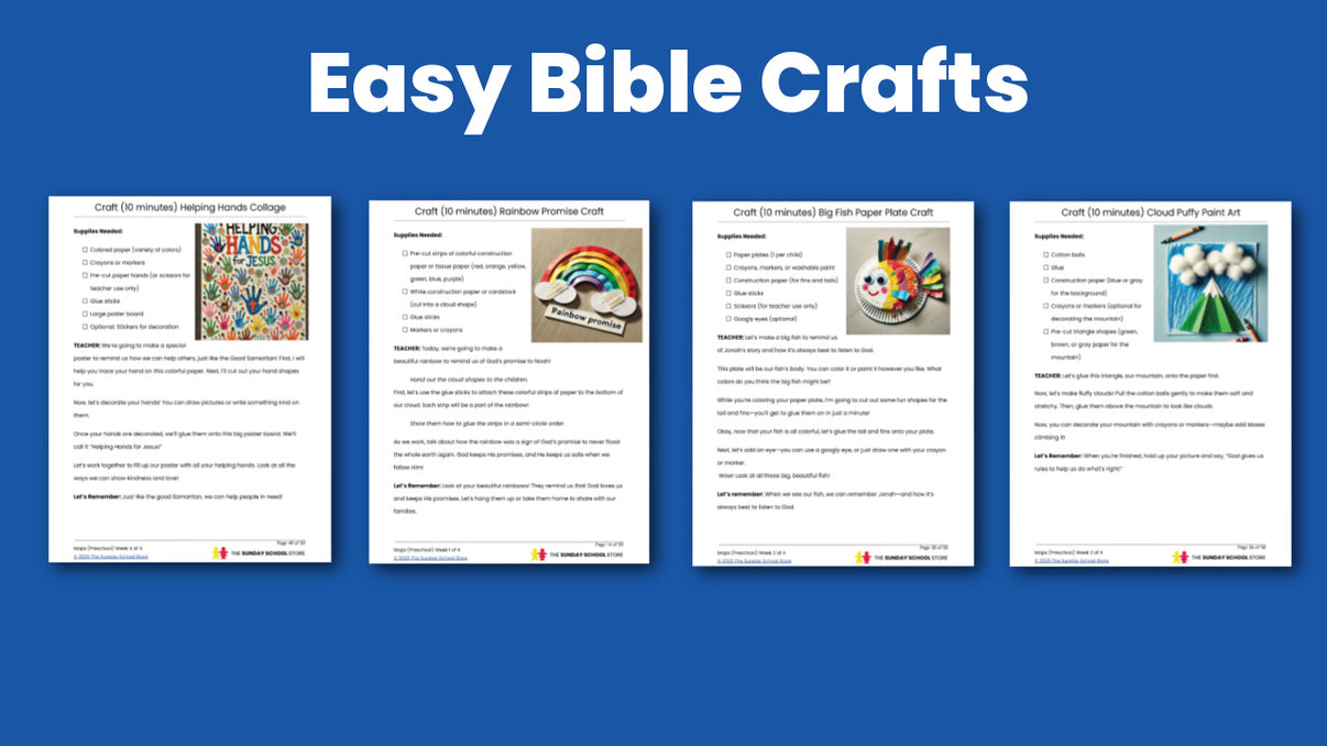 Maps PreK 4-Week Preschool Curriculum (ages 3-5) – Sunday School Store