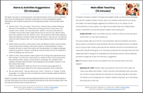 Mother's Day Sunday School Lesson (Ephesians 4:1-4) Kids' Bible Lesson ...