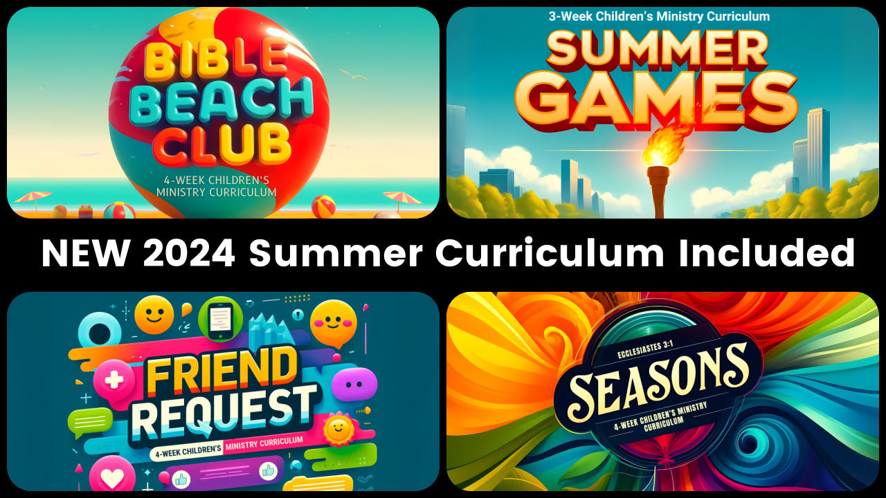 Summer Bundle: 101-Lesson Sunday School Curriculum Deal (download only ...