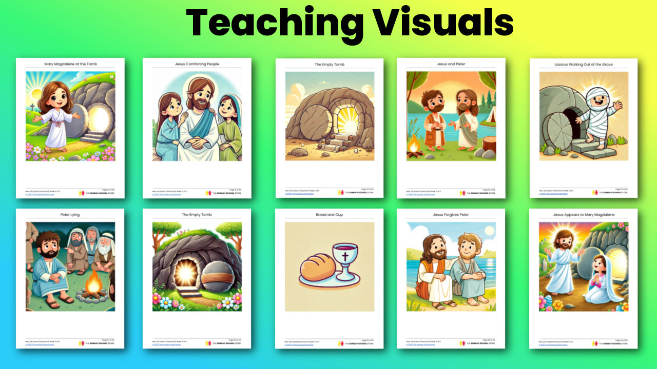 New Life Pre-K: 5-Lesson Curriculum for Easter (ages 3-5) – Sunday ...