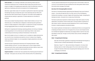 Harvesting Gratitude 4-Week Thanksgiving Children's Ministry Curriculum ...