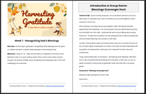 Harvesting Gratitude 4-Week Thanksgiving Children's Ministry Curriculum ...