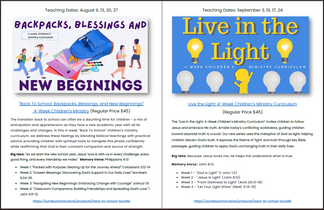 Ends Friday 9/29 ⏰ 52-Week Curriculum Bundle Deal - Sunday School Store