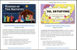 Ends Friday 9/29 ⏰ 52-Week Curriculum Bundle Deal - Sunday School Store