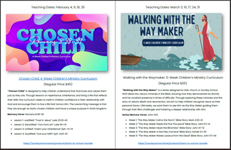 Ends Friday 9/29 ⏰ 52-Week Curriculum Bundle Deal - Sunday School Store