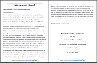 God Made Me Special (Psalm 139) Printable Bible Lesson & Sunday School ...