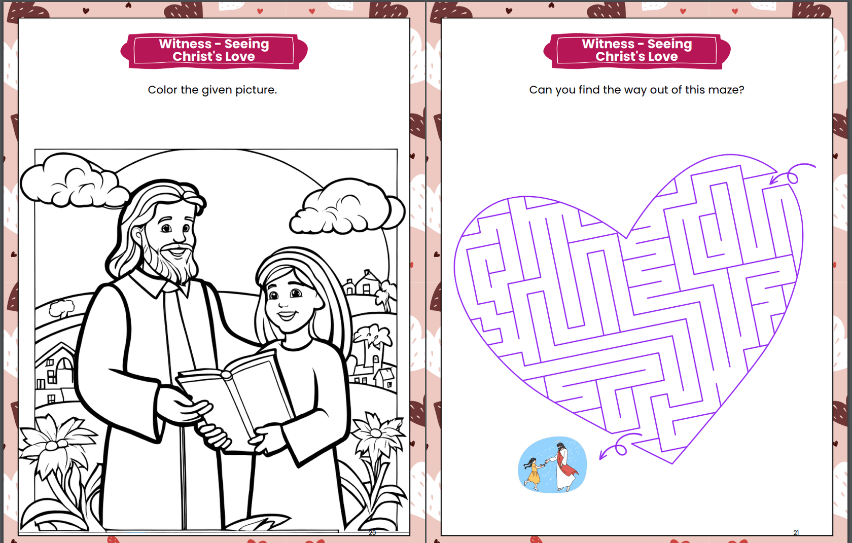 Love Like Jesus 💖 4-Lesson Sunday School Curriculum for Kids & 28-Day ...