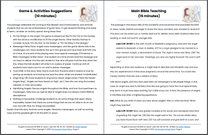 Angels Announce the Birth of Jesus (Luke 1:26-38; 46-55) Printable Bib ...