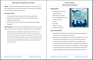 The Miraculous Catch (Free Sunday School Lesson) Luke 5:1-11 - Sunday ...