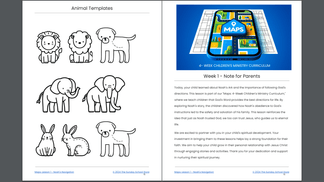 Maps: 4-Week Sunday School Curriculum for Children’s Ministry – Sunday ...