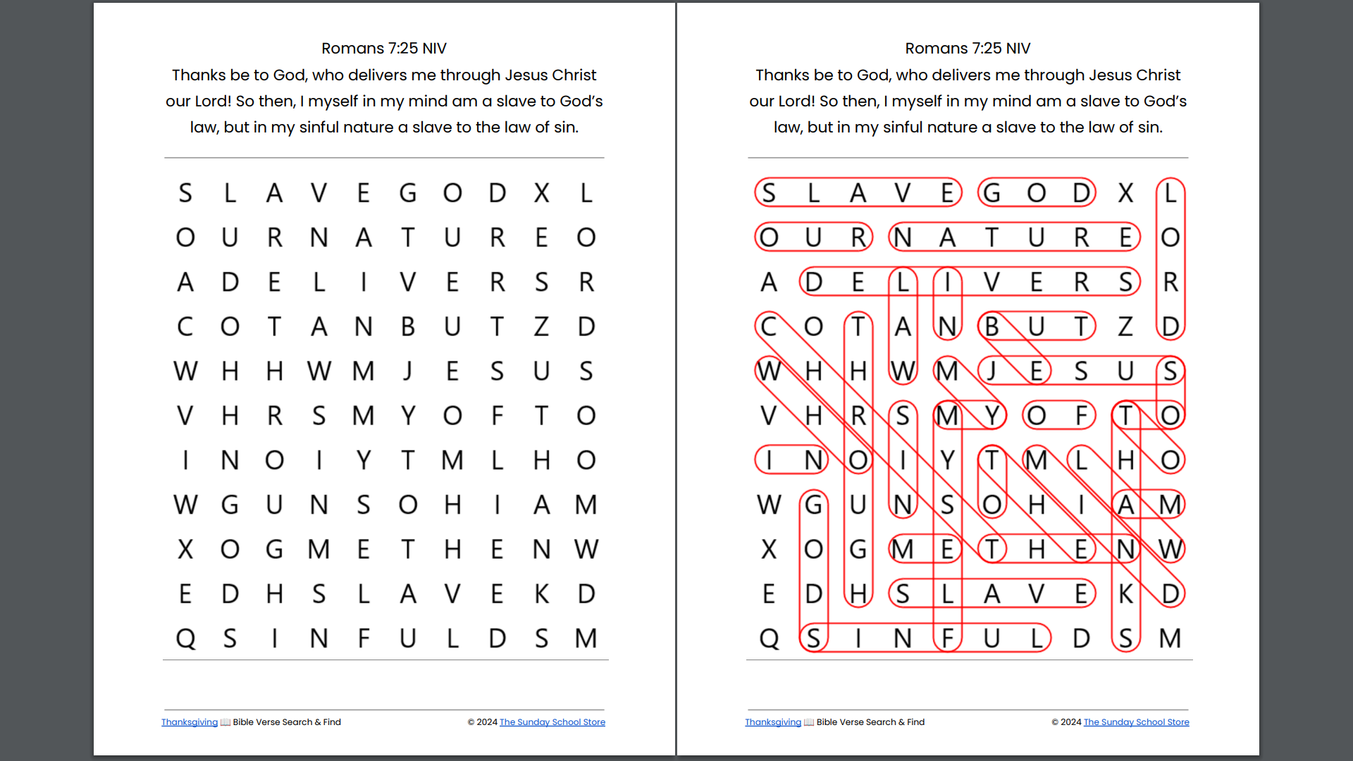 10 Free Thanksgiving 🦃 Bible Word Search Puzzles [PDF Printable Downlo ...
