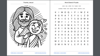 Jesus Heals Ten Lepers (Luke 17:11-19) Free Sunday School Lesson on Gr ...