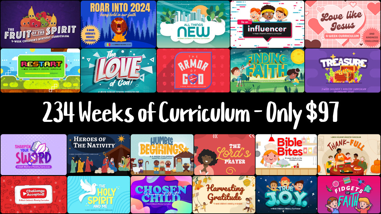 Winter 2024 Children’s Ministry Curriculum Bundle - Sunday School Store