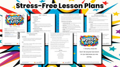 Wonder Kids PreK 5-Week Preschool Curriculum (ages 3-5) – Sunday School ...