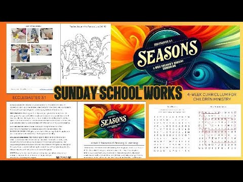 Seasons of Faith: 4-Week Sunday School Curriculum for Children’s Minis ...