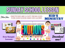 EMOTIONS: 4-Week Sunday School Curriculum for Children's Ministry ...