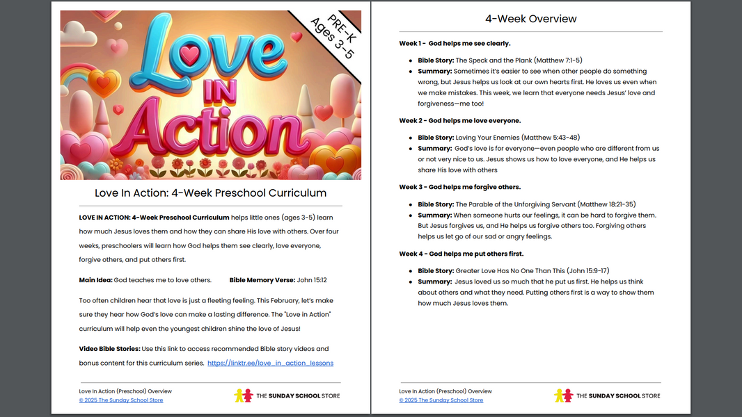 Valentine's Day Curriculum and Resources – Sunday School Store