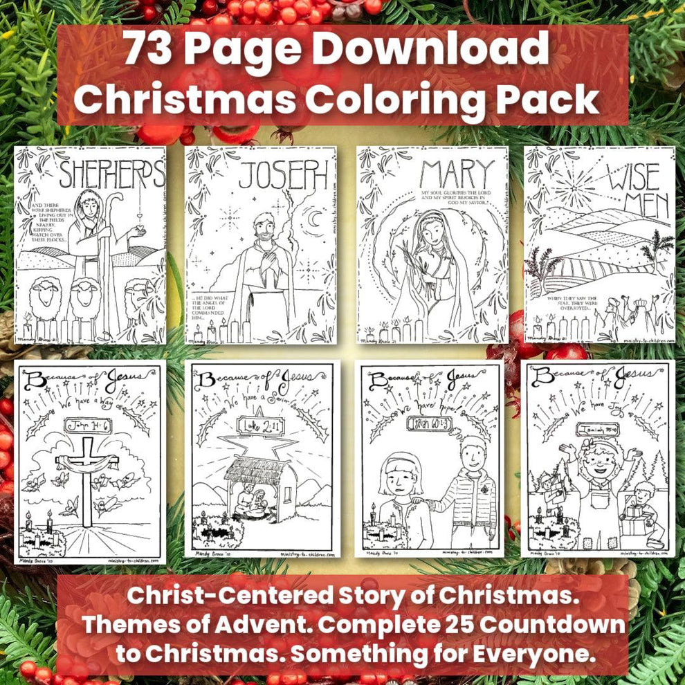 73 Christmas Coloring Pages (FREE) PDF Download – Sunday School Store
