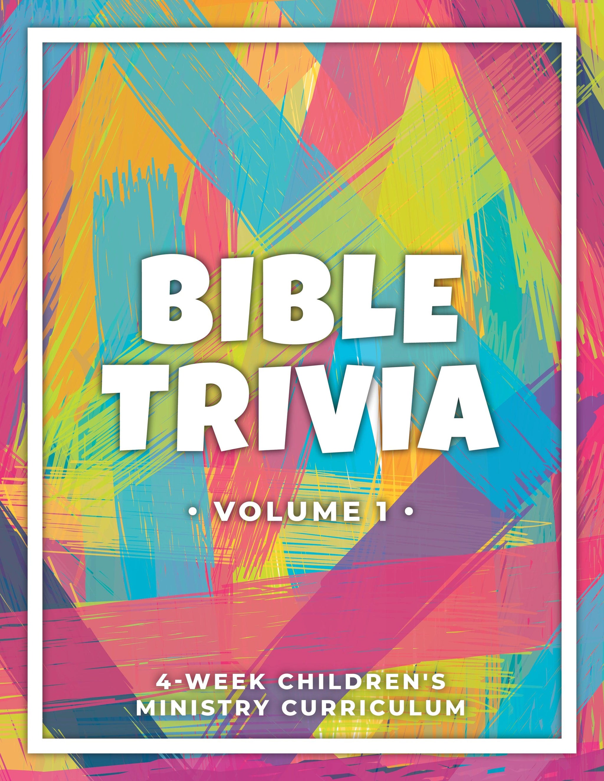 Bible Trivia Volume 1 (Old Testament) 4-Week Children’s Ministry Curri ...