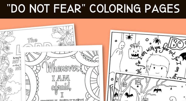 childrens coloring pages on fear