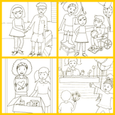 Everyday Kindness: 4-Page Coloring Book & Kids Discussion Guide – Sunday School Store