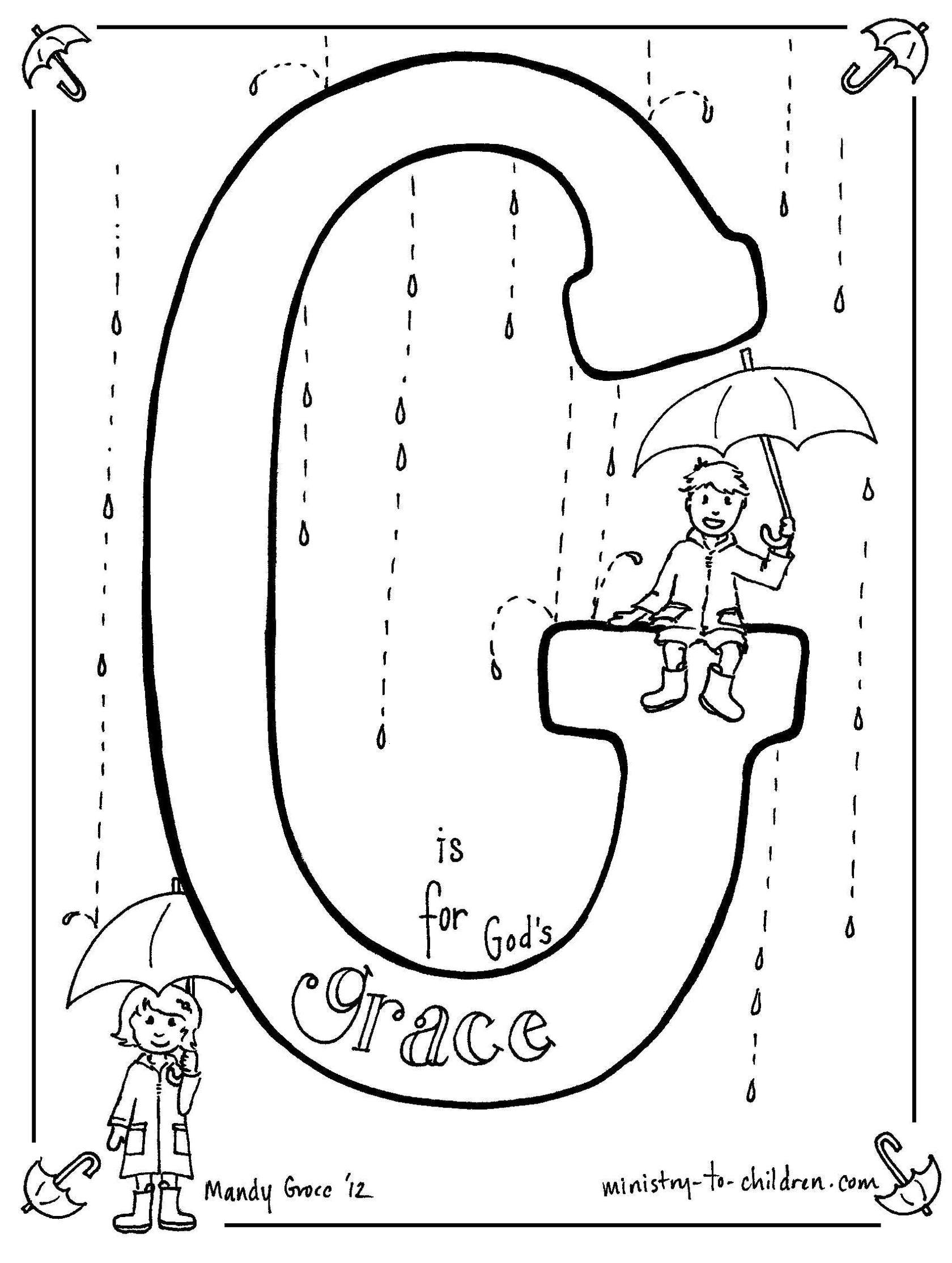 Bible Alphabet Coloring Pages (26 pages) download only - Sunday School ...