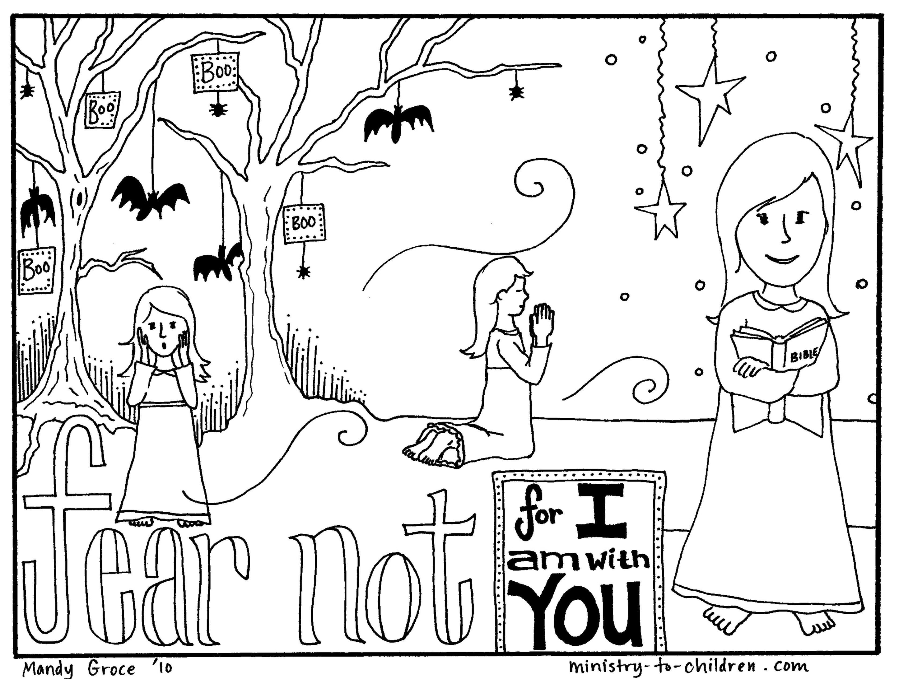 FREE 📩 "Do Not Fear" Coloring Pages – Sunday School Store