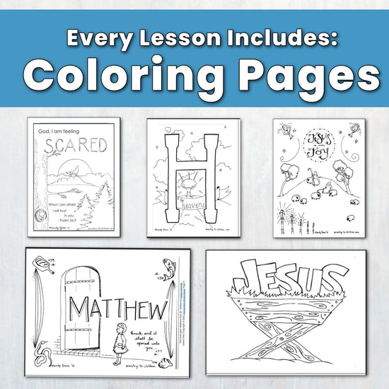 Print & Teach ⏩ Sunday School Curriculum for Kids (Bundle Deal ...