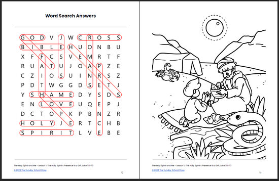 The Holy Spirit and Me: Free Week #1 Sample Lesson - Sunday School Store