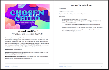 Free Sunday School Curriculum PDF Downloads - Sunday School Store