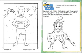 The Armor of God (Ephesians 6:10-20) Printable Bible Lesson & Sunday S ...