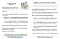 The Escape to Egypt (Matthew 2:13-23) Printable Bible Lesson & Sunday ...