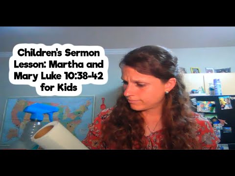 Martha and Mary (Luke 10:38-42) Printable Bible Lesson & Sunday School ...