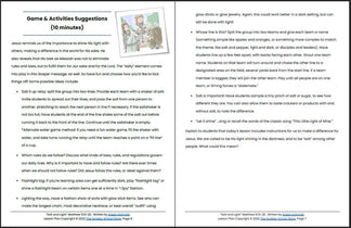 Salt and Light (Matthew 5:13-20) Printable Bible Lesson & Sunday Schoo ...