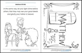 Salt and Light (Matthew 5:13-20) Printable Bible Lesson & Sunday Schoo ...