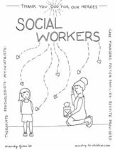 Everyday Heroes Coloring Book (FREE) 8-Page PDF Download – Sunday ...